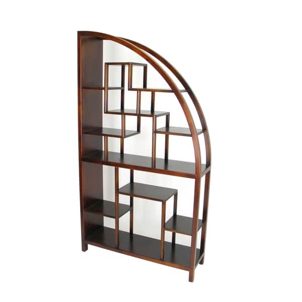 Half Arch Shape Display Unit with Multiple Shelves and Straight Legs ...