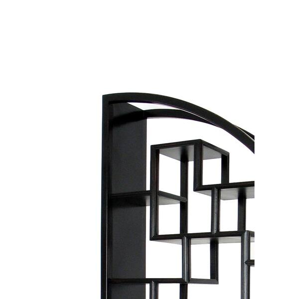 Half Arch Shape Display Unit with Multiple Shelves and Straight Legs ...