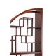 Half Arch Shape Display Unit with Multiple Shelves, Dark Brown - Bed ...