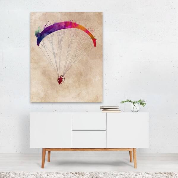 Parachute Paraglider Sport Sports Unframed Wall Art Print/Poster - Bed ...