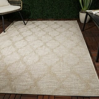 Fulton Vintage Trellis Flatweave Indoor/Outdoor Area Rug - Bed Bath ...