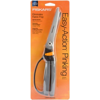 Fiskars Softouch Spring Action 10-inch Pinking Shears - Bed Bath ...