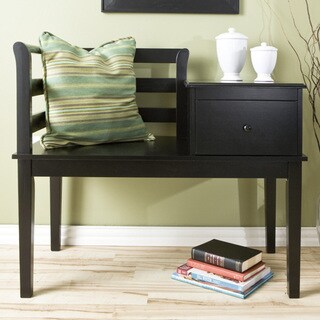 Landa Black Bench - Bed Bath & Beyond - 3146911