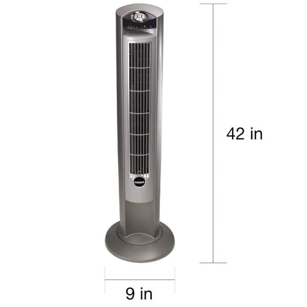 Lasko 42-inch Platinum Wind Curve Fan with Remote - Bed Bath & Beyond ...