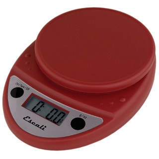 Escali P115WR Primo Digital Kitchen Scale 11Lb/5Kg, Warm Red - Bed Bath ...