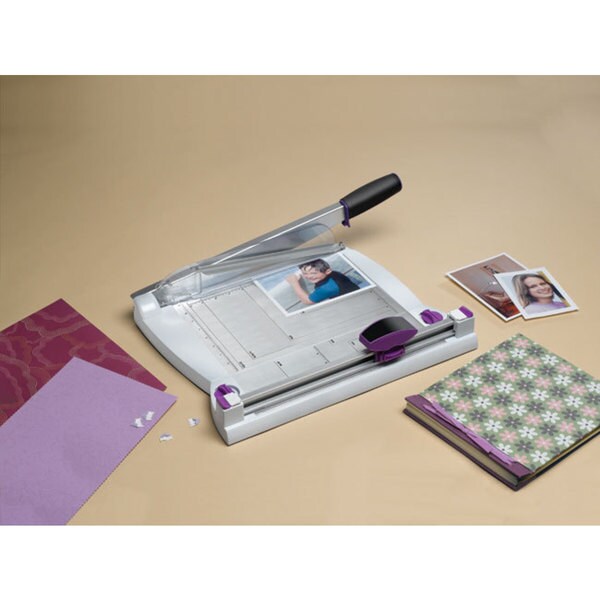 Shop Purple Cows 2 in 1 Combo Paper Trimmer Free Shipping Today Shop Purple Cows 2 in 1 Combo Paper Trimmer Free Shipping Today