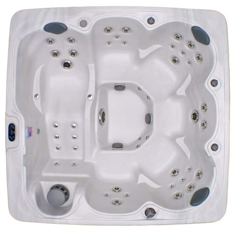 Home and Garden 6-person 32-jet Spa with Stainless Jets and Ozone ...