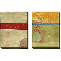 Gallery Direct Benjamin Deal 'Attainment' Gallery-wrapped Art Set - Bed ...