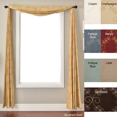 Renzo 6-yard Scarf Valance - Overstock - 3320010