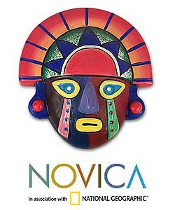 Ceramic 'Royalty' Mask (Peru) - Bed Bath & Beyond - 3374448