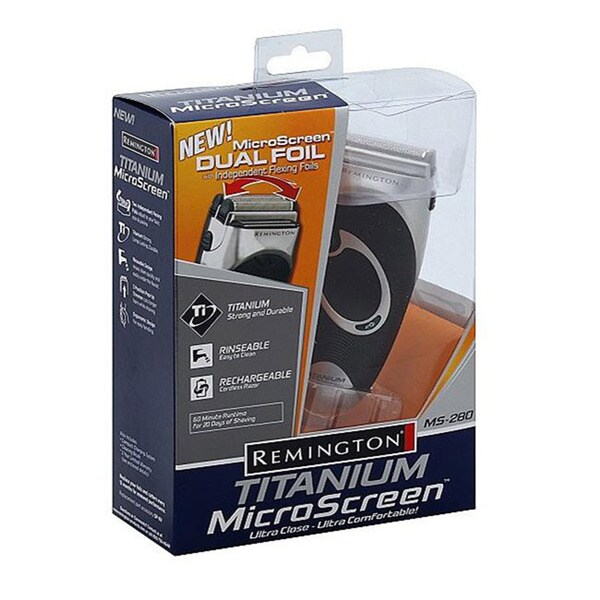 Shop Remington MS280 Titanium Micro screen Shaver - Free Shipping On ...
