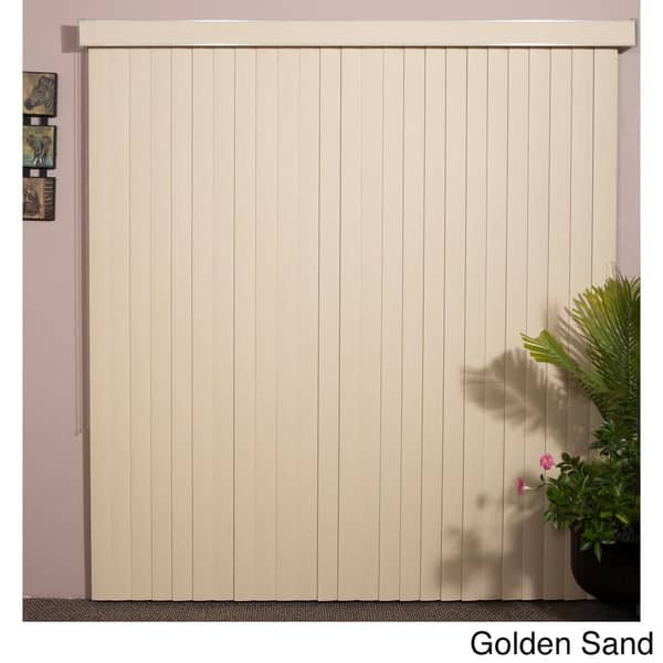 Vertical Blinds - Havana 3 1/2" Textured Vinyl (60 Inches Wide x 5 ...