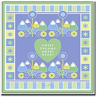 Grace Riley 'Sweet Dreams Sweet Heart' Framed Canvas Art - Bed Bath ...