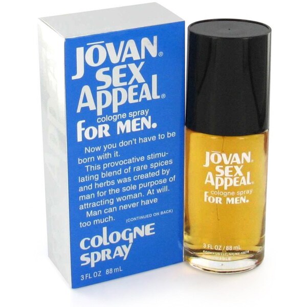 Jovan Sex Appeal Mens 3 Ounce Cologne Spray Free Shipping On Orders