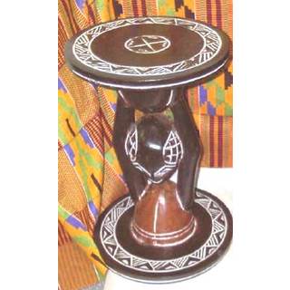 Handmade African Table (Ghana) - Bed Bath & Beyond - 36520