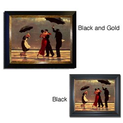 Vettriano 'Singing Butler' Framed Canvas Art - Bed Bath & Beyond - 3662853