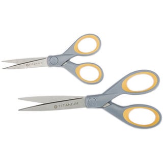 Titanium Straight Scissors - Bed Bath & Beyond - 3665037