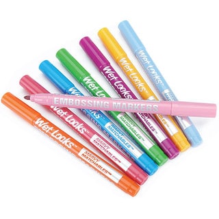 Wet Looks Pastel Embossing Markers (Set of 8) - Bed Bath & Beyond - 3665080