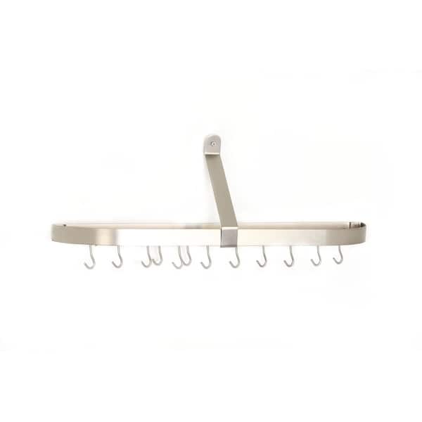 Old Dutch Satin Copper Wall Mount Pot Rack with Grid and 12 Hooks - Bed ...