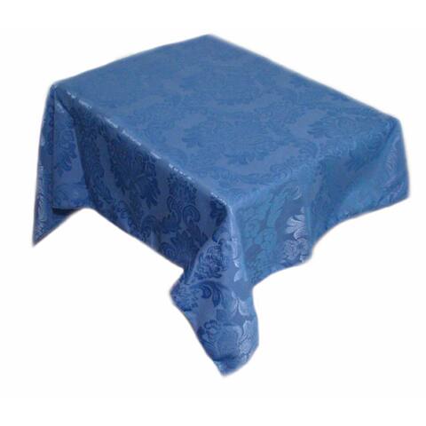 Caprice Periwinkle Damask Table Cloth - Overstock - 3887817