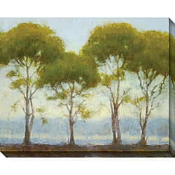 Gallery Direct Kim Coulter 'Green Tree Line II' Canvas Art - Bed Bath ...