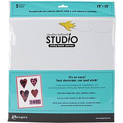 Claudine Hellmuth Studio White Canvas Sheets (Set of 5) - Bed Bath ...