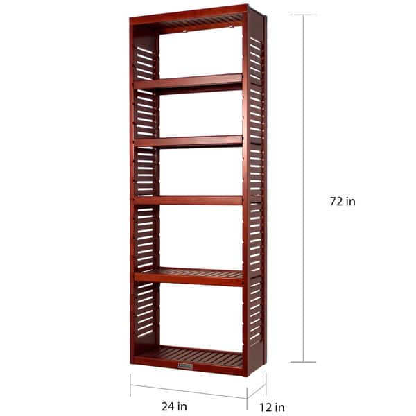 John Louis Home Collection Stand-alone Tower Shelf Standards - Bed Bath ...