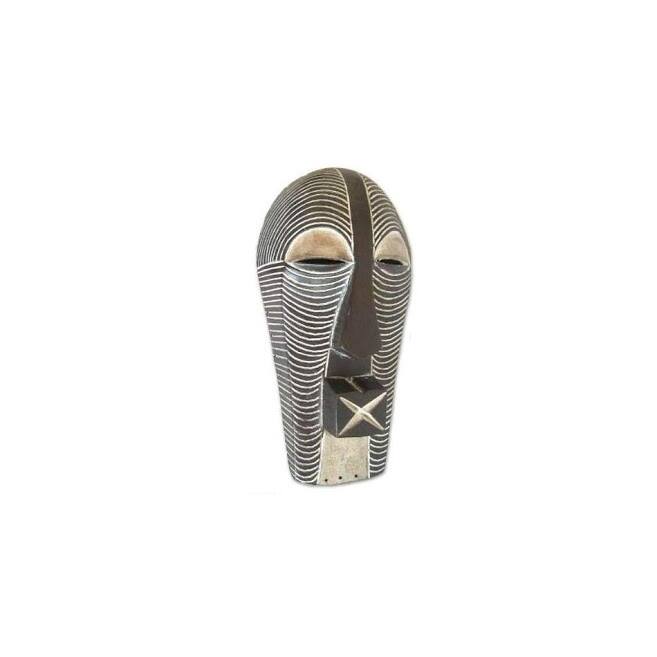 Handmade Congolese Kind Neighbor Mask (Ghana) - Overstock - 4022525