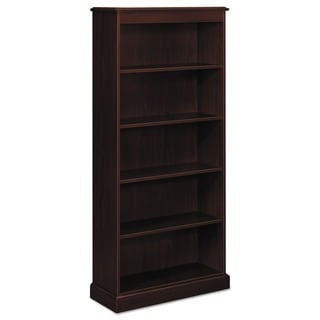 HON 94000 Series Mahogany 5-shelf Wood Bookcase - Bed Bath & Beyond ...