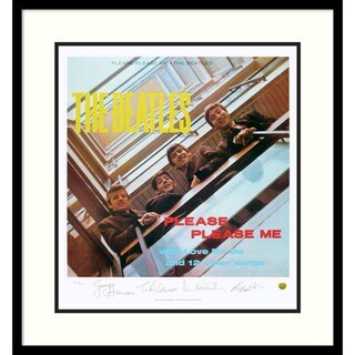 The Beatles Please Please Me (album cover) Framed Art Print - Bed Bath ...