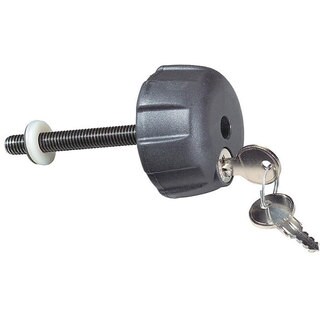 Coleman Locking Black Aluminum Bike Rack Fastner with 2 keys - Bed Bath ...