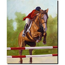 Michelle Moate 'Horse of Sport III' Canvas Art - Bed Bath & Beyond ...