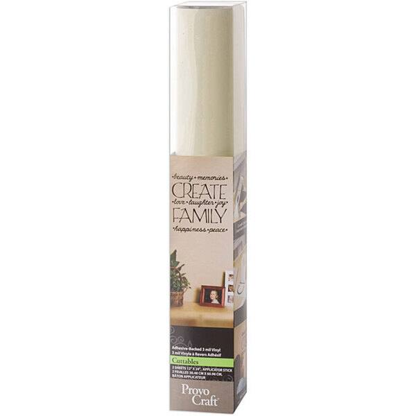 Cricut Cuttables Adhesive-backed Beige Vinyl Sheets - Bed Bath & Beyond ...