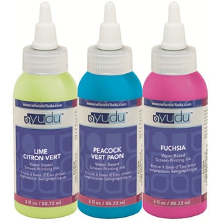 Provo Craft Lime/ Peacock/ Fuchsia 3-oz Yudu Ink Pad (Pack of 3) - Bed ...