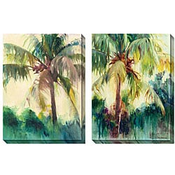 Gallery Direct Allyson Krowitz 'Coconut Palm' Oversized Canvas Art Set ...