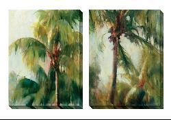 Gallery Direct Allyson Krowitz 'Quiet Palm' Oversized Canvas Art Set ...