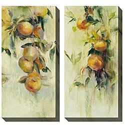 Gallery Direct Allyson Krowitz 'Golden Fruit Study' Oversized Canvas ...