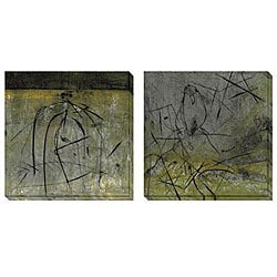 Gallery Direct Caroline Ashton 'Bird & Cage' Oversized Canvas Art Set ...