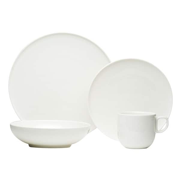 Red Vanilla Everytime White 24-piece Dinnerware Set - - 4295269
