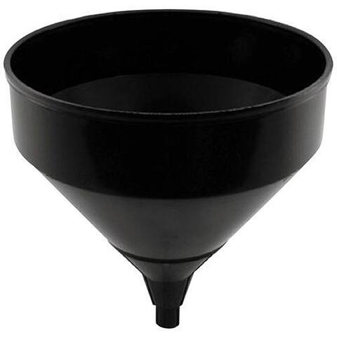 Spill-Stop Black Plastic Drain Funnel With Medium Screen - Overstock ...