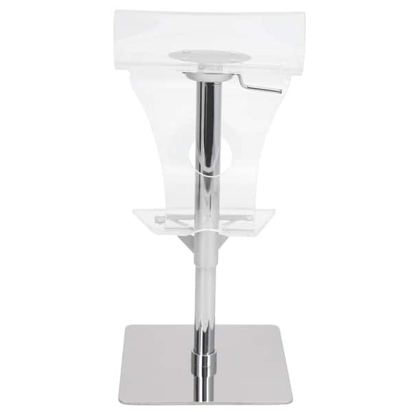 Viva Clear Acrylic Adjustable Height Bar Stool - Bed Bath & Beyond ...
