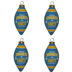 Denver Nuggets Teardrop Ornaments (Set of 4) - Bed Bath & Beyond - 4394909