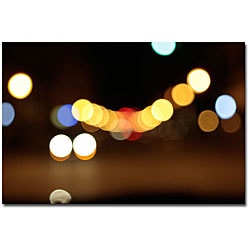 Cary Hahn 'Lights Galore' Gallery-wrapped Canvas Art - Bed Bath ...