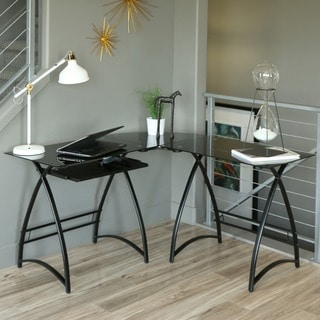 DISCO Black Corner Computer Desk - Bed Bath & Beyond - 4401542