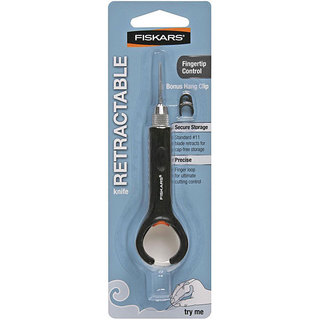 Fiskars Fingertip Control Retractable #11 Knife - Bed Bath & Beyond ...
