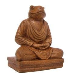 Stone Praying Frog Statue (Indonesia) - Bed Bath & Beyond - 4865495