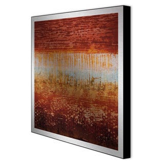 Gallery Direct Benjamin Arnot 'Red Strata I' Framed Metal Art - Bed ...