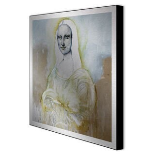 Gallery Direct Randy Slack 'Mona Ghost' Framed Metal Art - Bed Bath ...