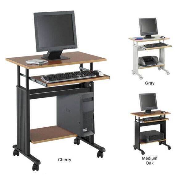 Safco MUV 29-inch Adjustable Height Computer Workstation Desk - Bed ...