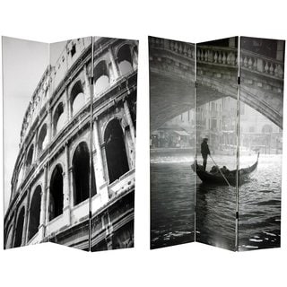 Canvas Double-sided 6-foot Coliseum and Canal Room Divider (China) - On ...